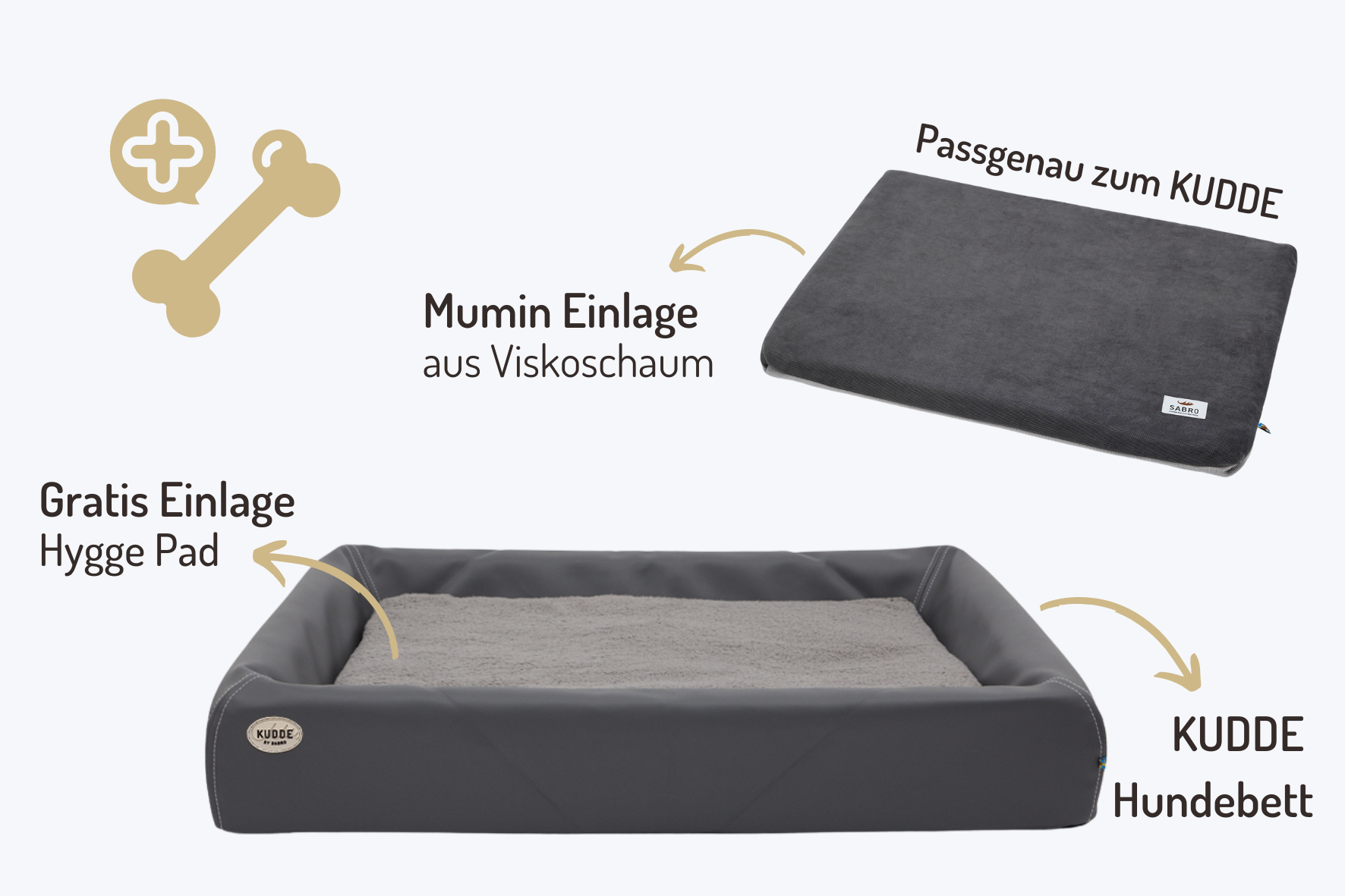Dog comfort set: KUDDE + Mumin Alltid | SABRO